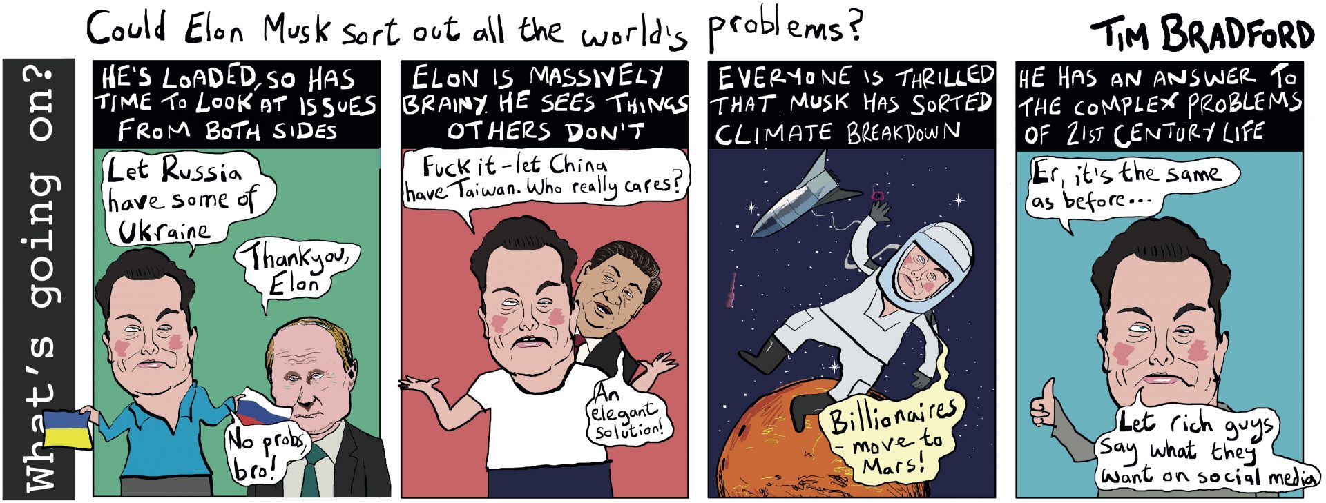 Could Elon Musk sort out all the world's problems? - The New World