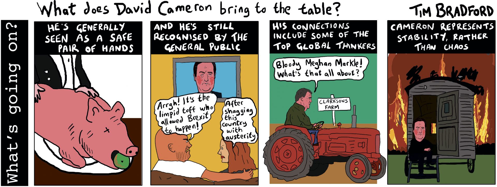 Cartoon: What does David Cameron bring to the table? - The New World