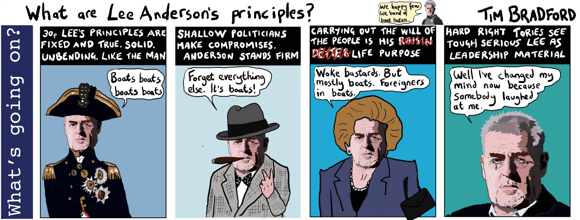 Cartoon: What are Lee Anderson's principles? - The New World