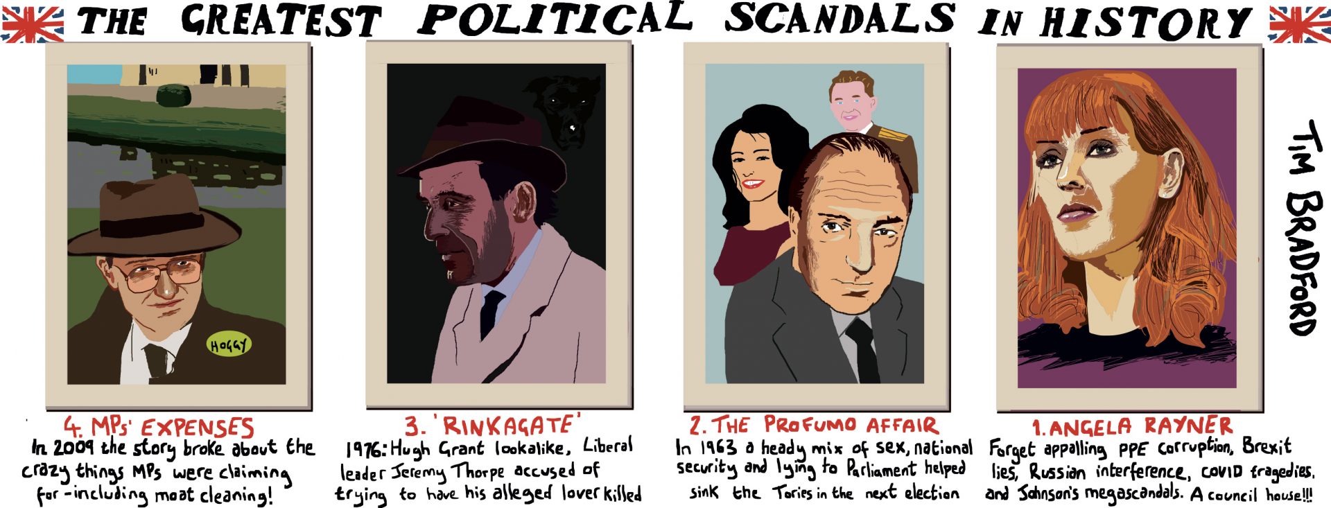 Cartoon: The greatest political scandals in history - The New World