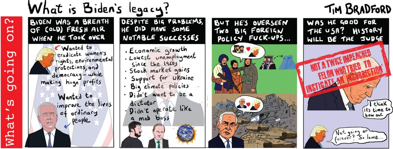 Cartoon: What is Biden's legacy? - The New World