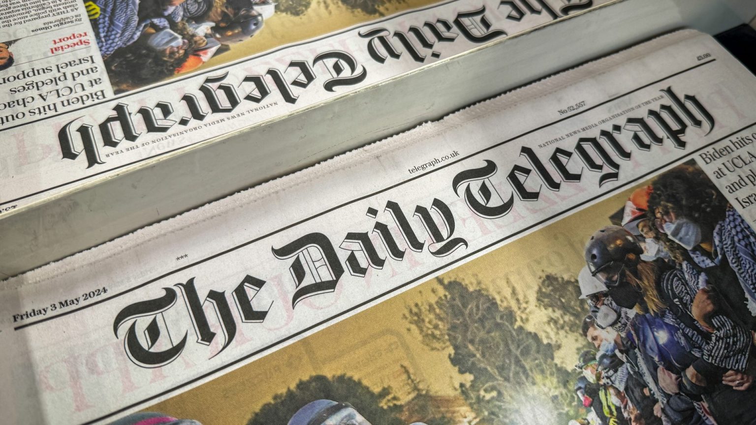 The Telegraph's spectacular correction - The New World