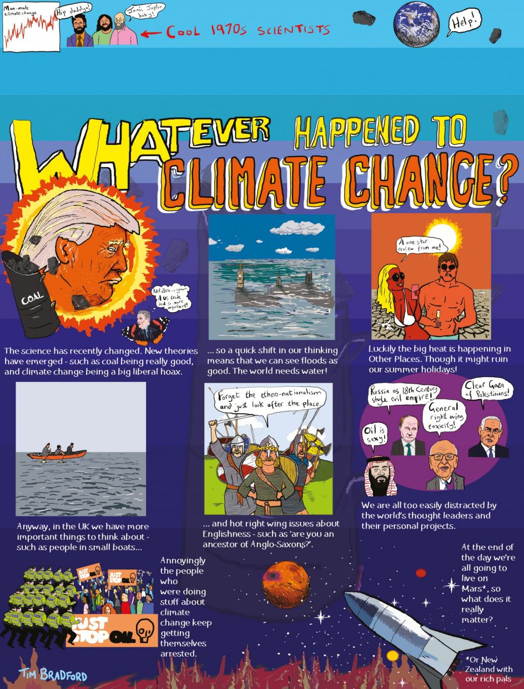 Tim Bradford's cartoon: Whatever happened to climate change? - The New ...