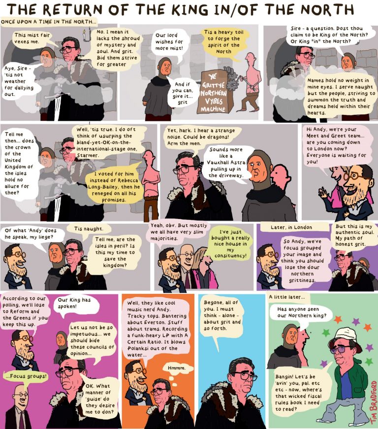 Tim Bradford's cartoon: The Return of the King in/of the North - The ...